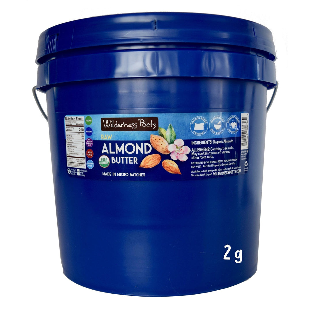 Wholesale Organic Almond Butter - 2 Gallons - Bulk Almond Butter ...